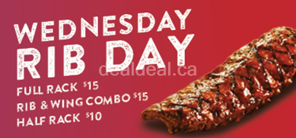 Wednesday Rib Day at Chuck's Roadhouse - Chuck's Roadhouse